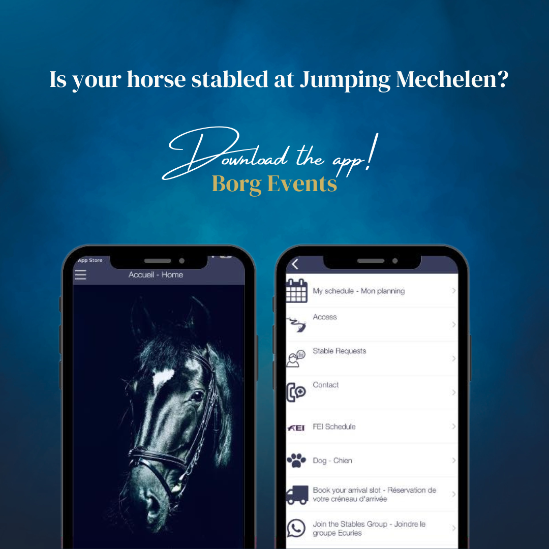 Install the BORG Events app - Jumping Mechelen